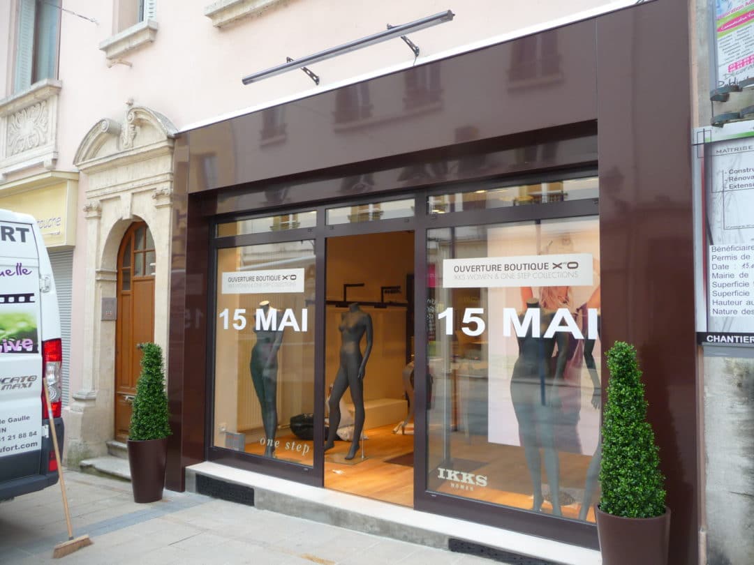 HABILLAGE FAÇADE DE MAGASIN - Atelier BEAUFORT
